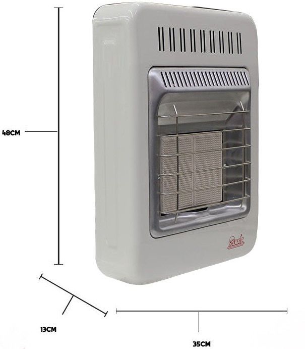 Calefactor Solmatic Fijo 2 Radiantes SD-210 LP – CLIMAS PRADO